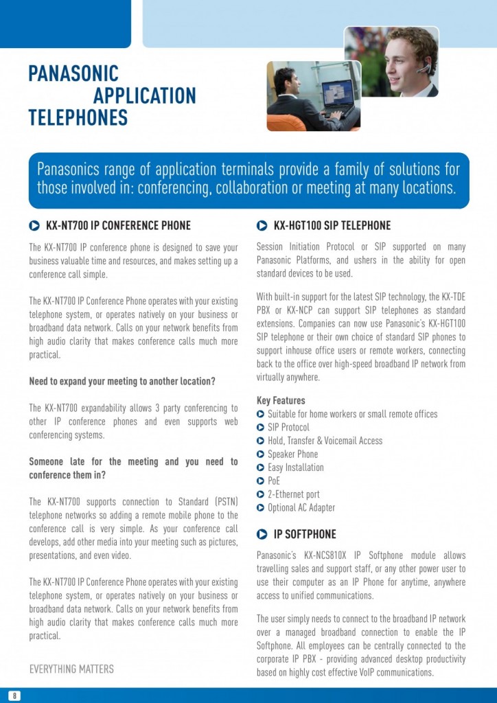 Catalog IP/Digital Telephone Key Panasonic